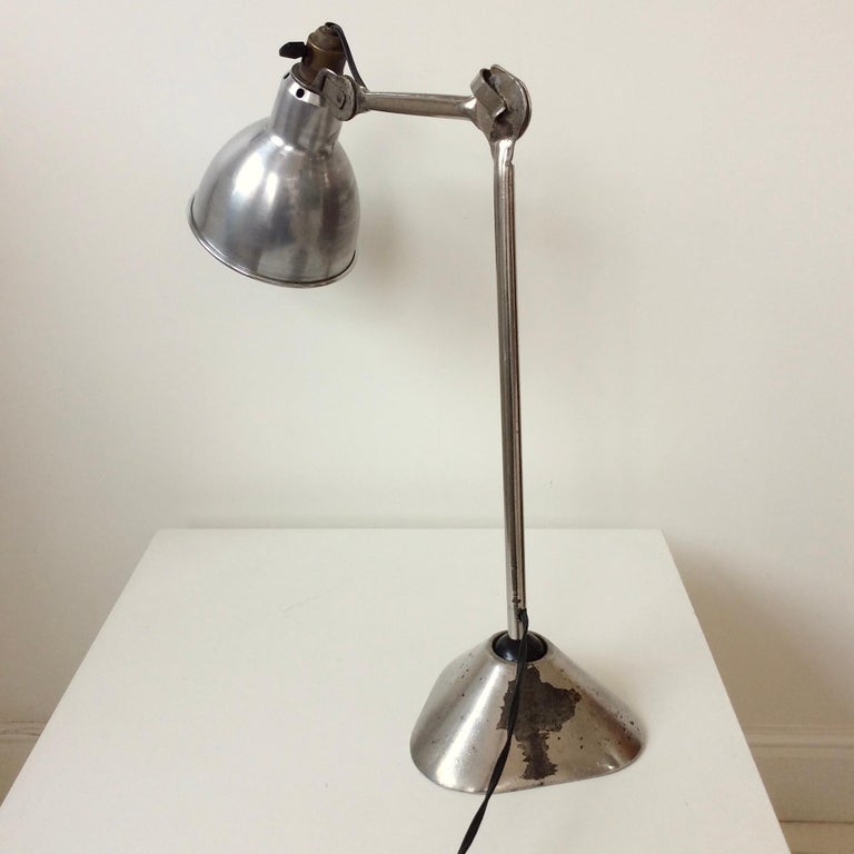 Original Vintage Gras Table Lamp Model 205, circa 1920, France For Sale ...