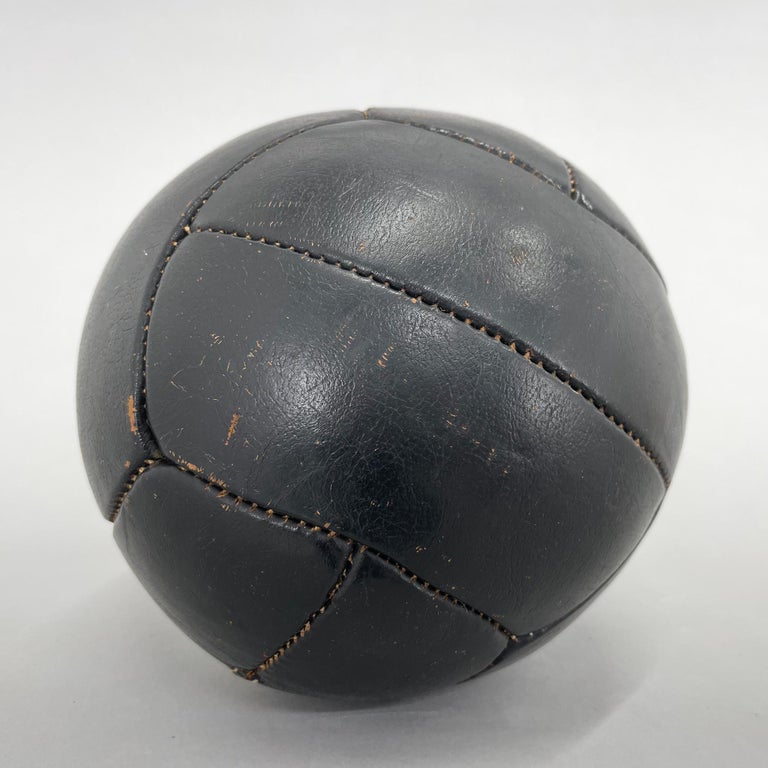 Original Vintage Heavy Leather Training Ball with Beautiful Patina, the ...
