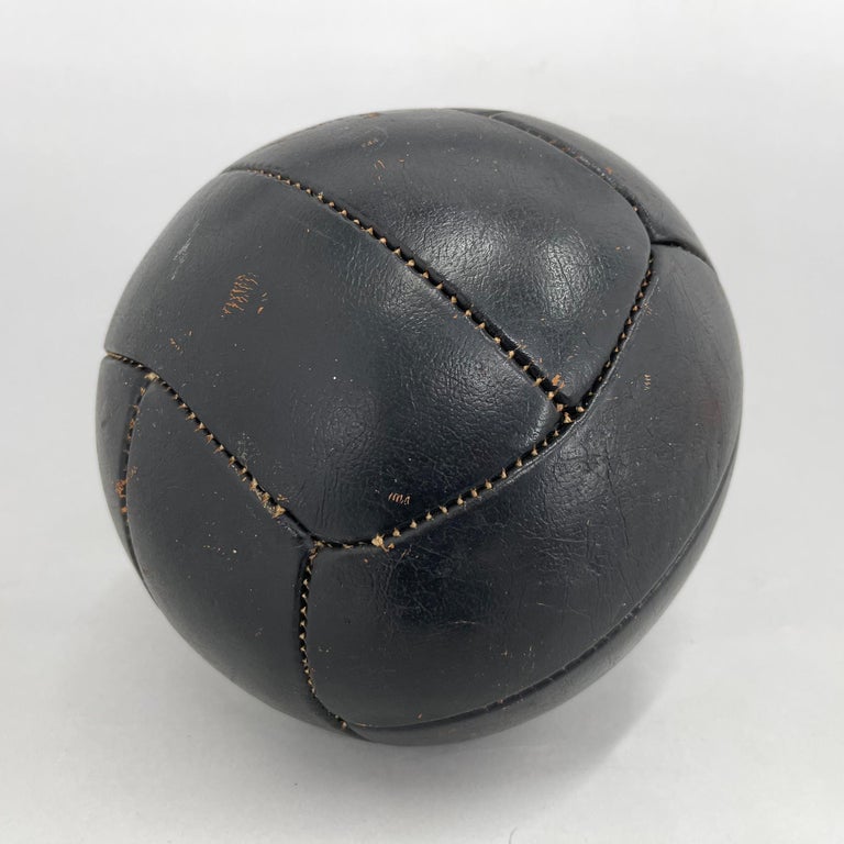 Original Vintage Heavy Leather Training Ball with Beautiful Patina, the ...