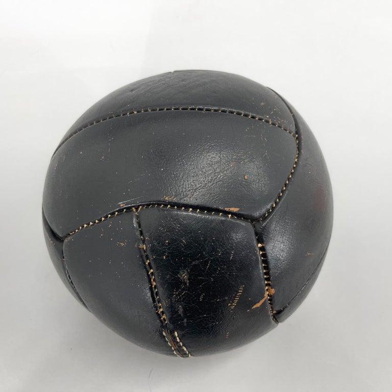 Original Vintage Heavy Leather Training Ball with Beautiful Patina, the ...