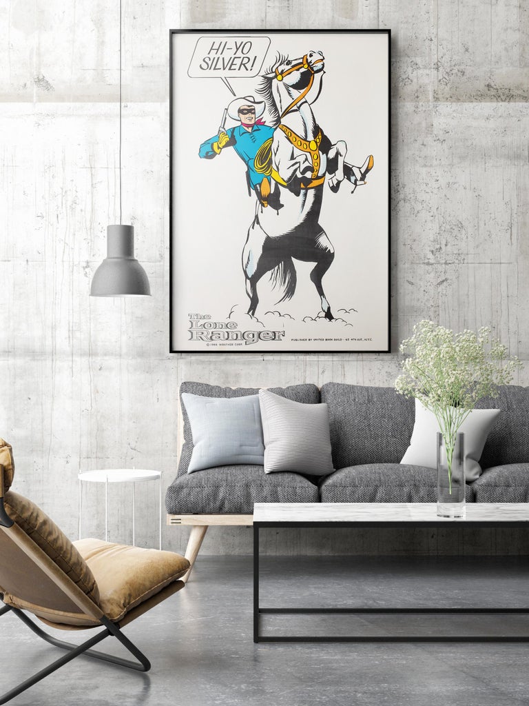 Original Vintage Hi-Yo Silver The Lone Ranger, US Poster, 1966 at 1stDibs