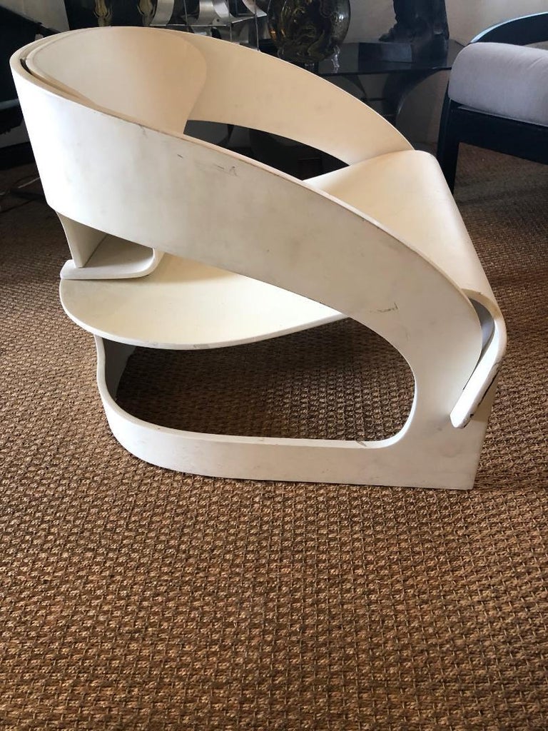 Original Vintage Joe Colombo "4801" Armchair, Made in Italy by Kartell ...