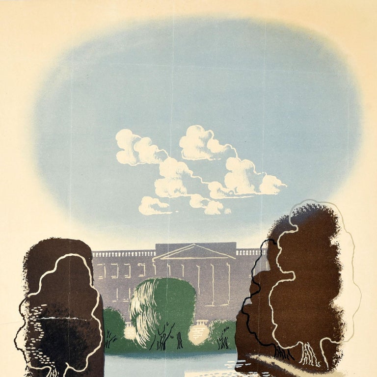 Original Vintage London Transport Poster Buckingham Palace McKnight ...