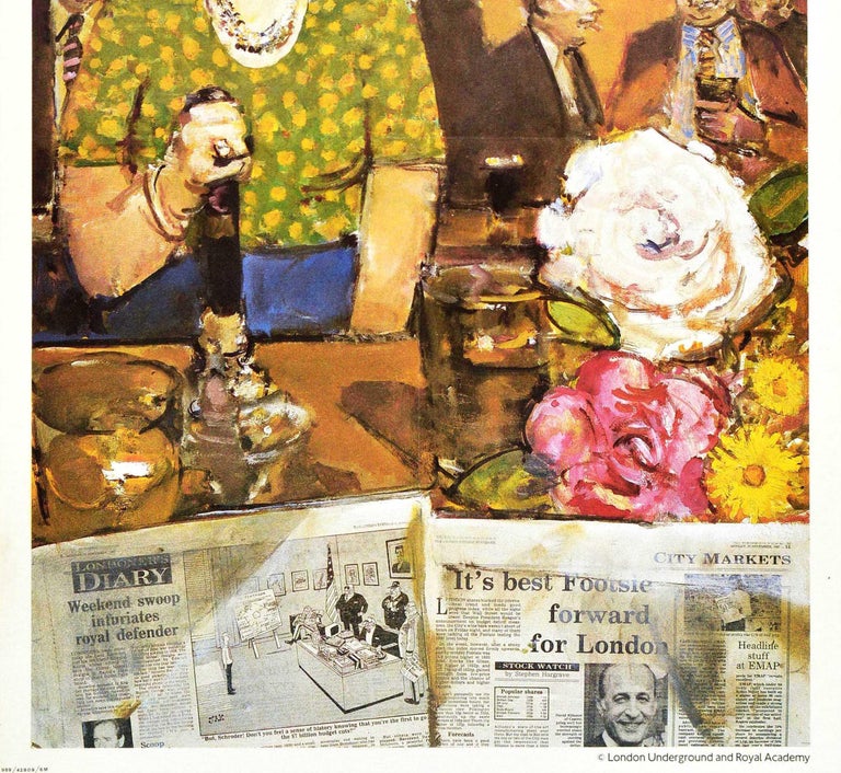 Original Vintage London Underground Poster Art At The Royal Academy ...
