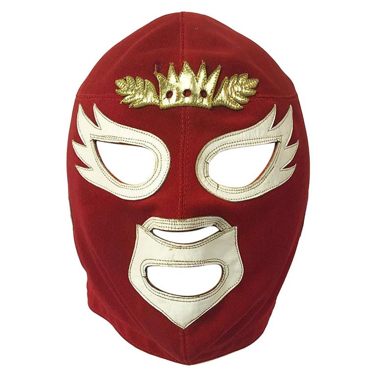 Original Vintage Mexican Wrestling Mask by Ranulfo López at 1stDibs