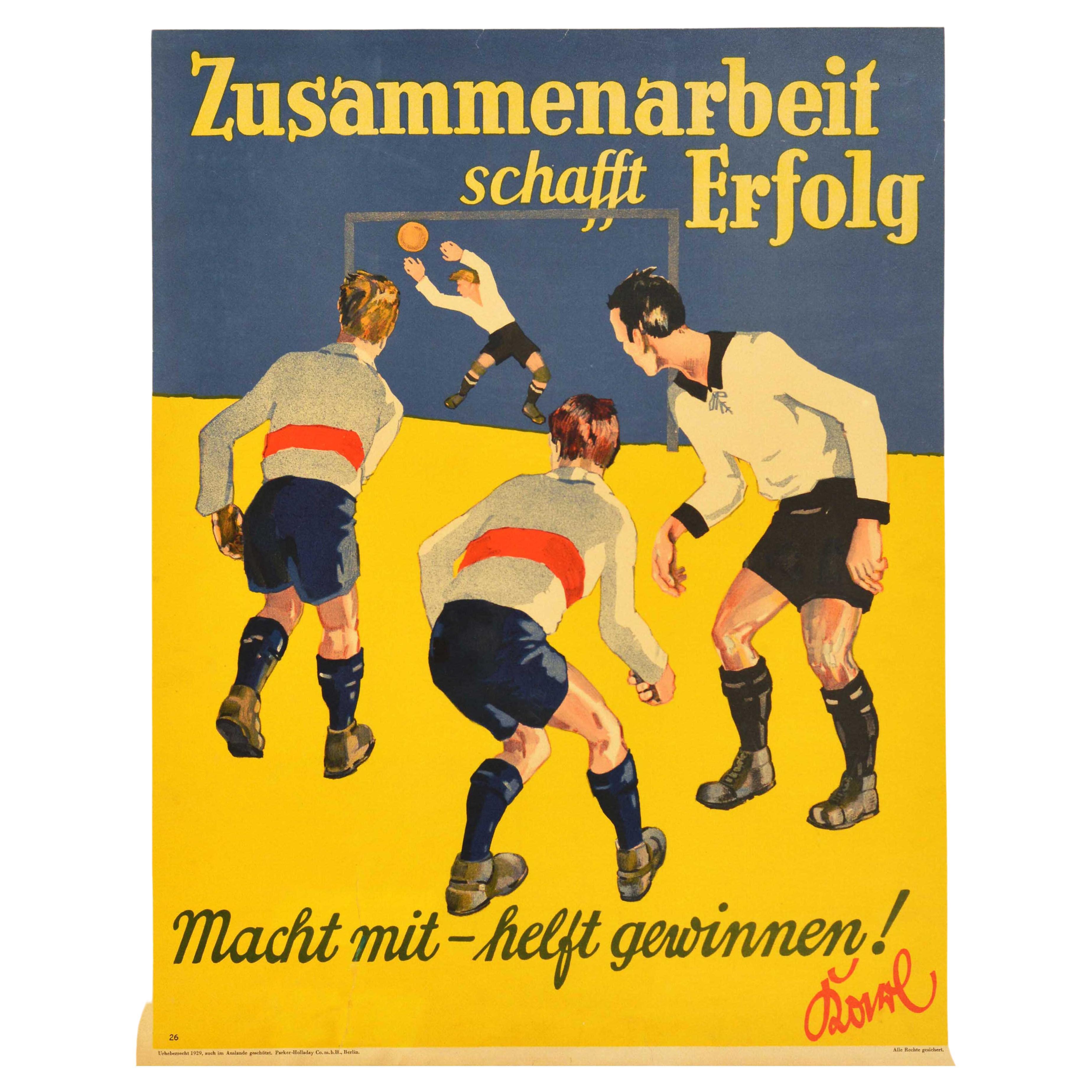 Original Vintage Soviet Poster Workers Team Respect Comrade Workplace ...