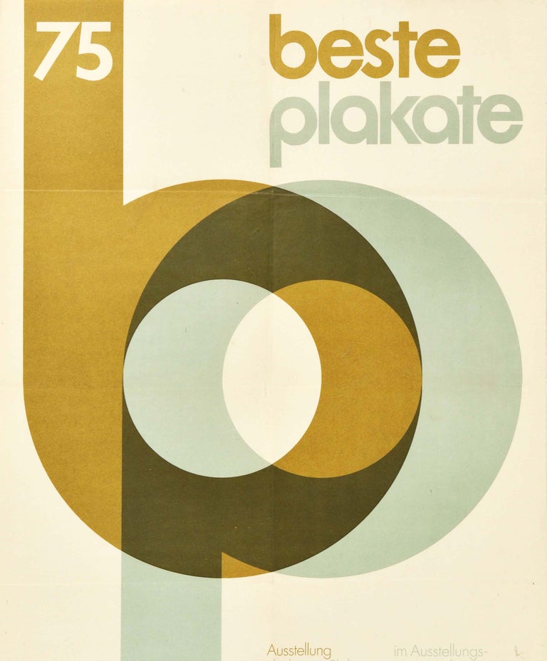 Original Vintage Poster Beste Plakate 75 Best Poster Design Exhibition ...