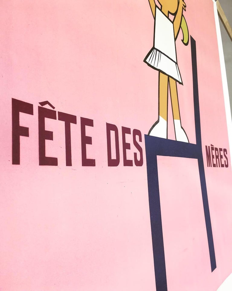 Original Vintage Poster, Fête de Mères, Advertising Mothers Day in ...