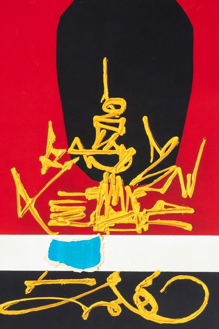 Georges Mathieu, Original Vintage Airline Poster, Air France Great ...