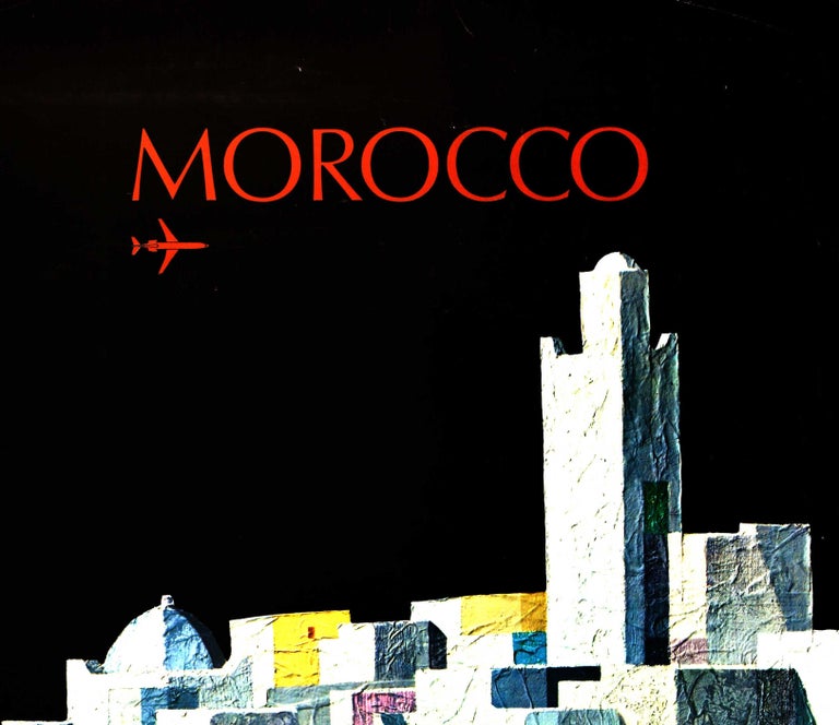 Original Vintage Poster Morocco Royal Air Maroc Moroccan International ...