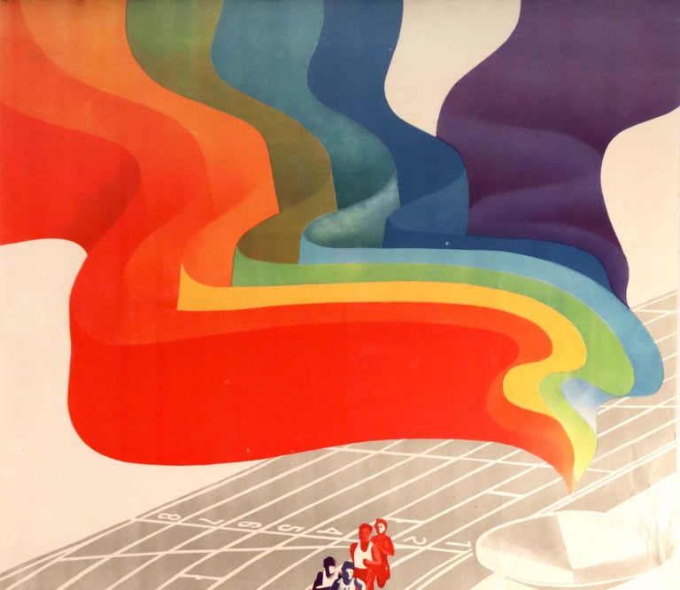 Original Vintage Poster Moscow Olympics '80 Sports Friendship Will Win ...