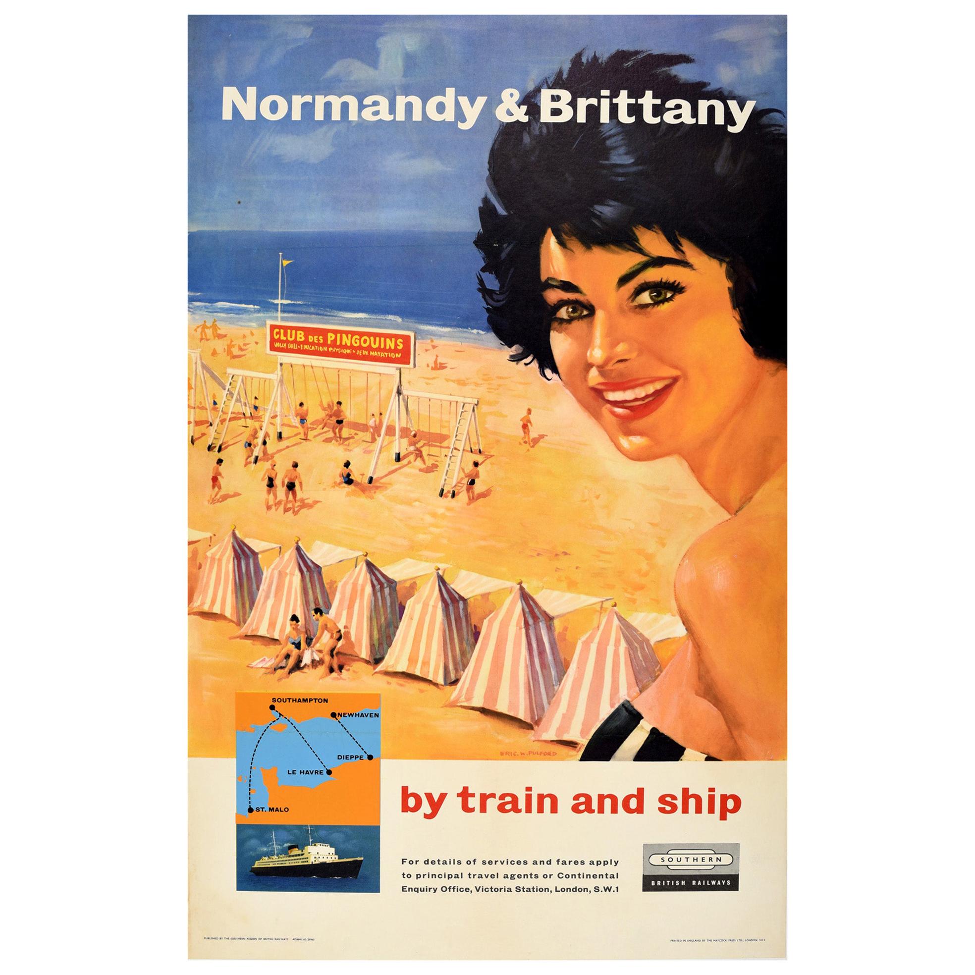 Kunstplakate TX105 Vintage LMS Best Way Railway British Travel Tourism 
