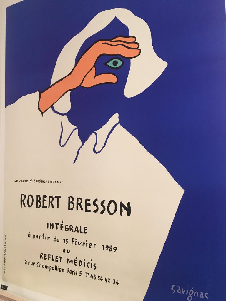 Original Vintage Poster of Robert Bresson French Film Director by ...