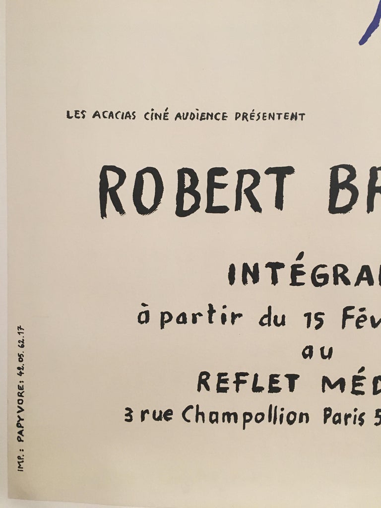Original Vintage Poster of Robert Bresson French Film Director by ...