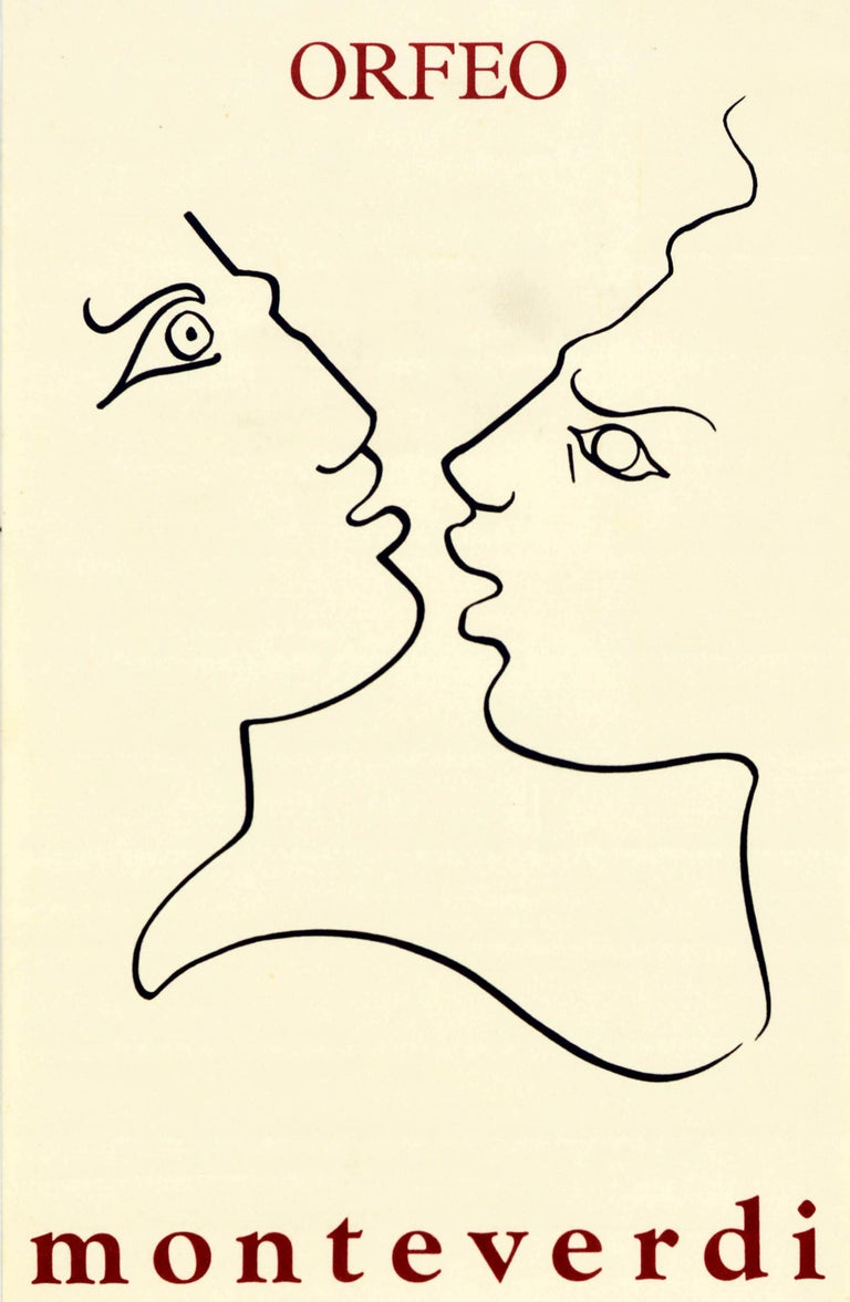 Original Vintage Poster Orfeo Monteverdi Opera De Lyon Music Greek ...