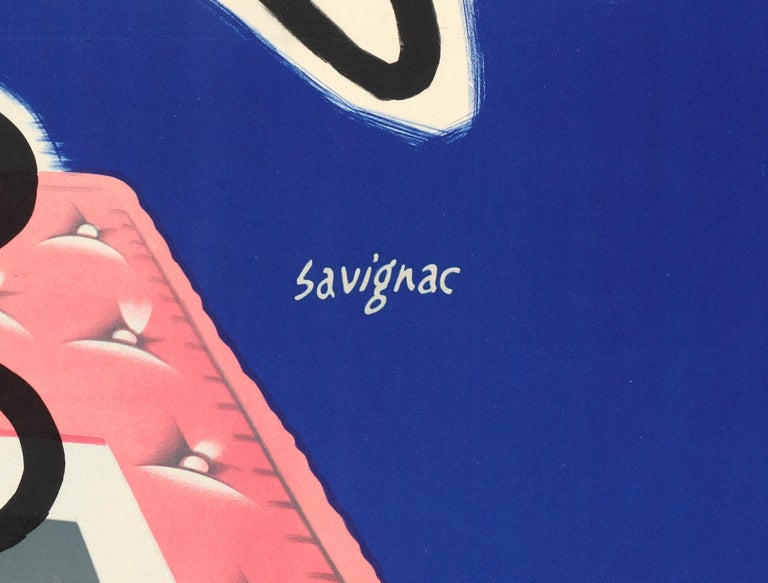 Original Vintage Poster-Raymond Savignac-Treca-Pullman-Matelas, 1954 ...