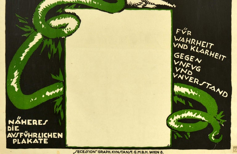 Original Vintage Poster Telepathie Phantom Telepathic Phantom Werner ...