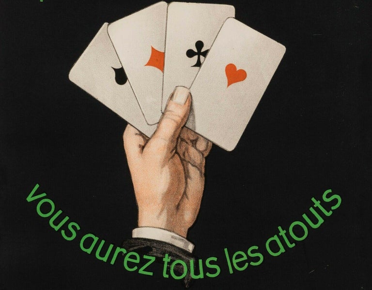 Original Vintage Poster-The Slush Sun-fertilizer-poker Playing Card, C ...