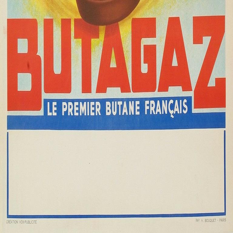 Original Vintage Kitchen Poster, Butane Propane Gas, c.1950 For Sale at ...