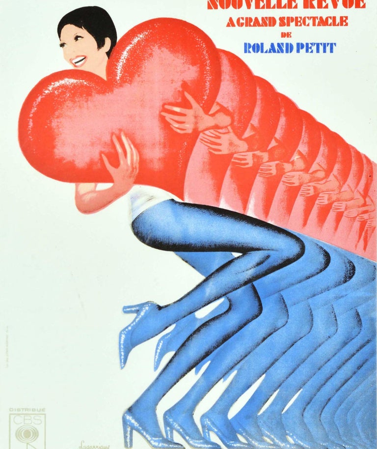 Original Vintage Poster Zizi Je T'Aime Casino De Paris Cabaret I Love ...