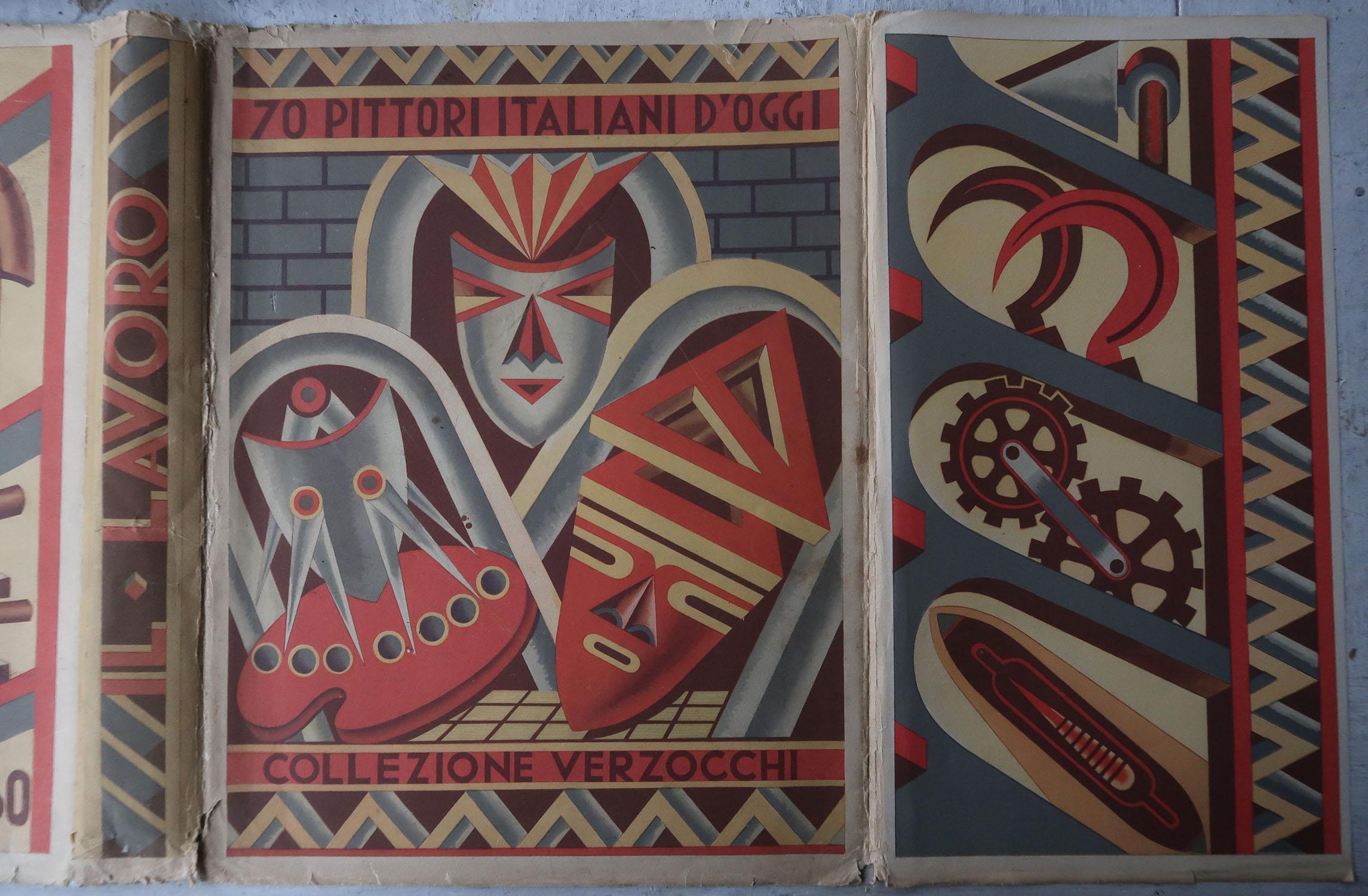 Original Vintage Print After Bepi Galetti, Itlay, Verzocchi, 1950 For ...