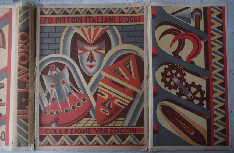 Original Vintage Print After Enzo Morelli, Itlay, Verzocchi, 1950 For ...