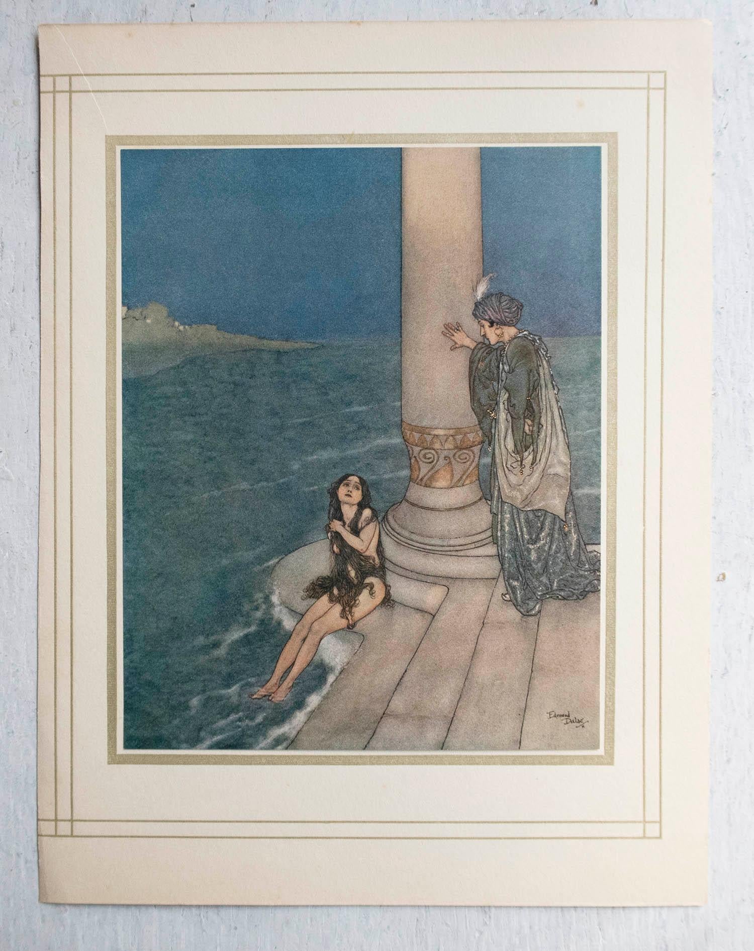 Original Vintage Print by Edmund Dulac, 1911. For Sale at 1stDibs