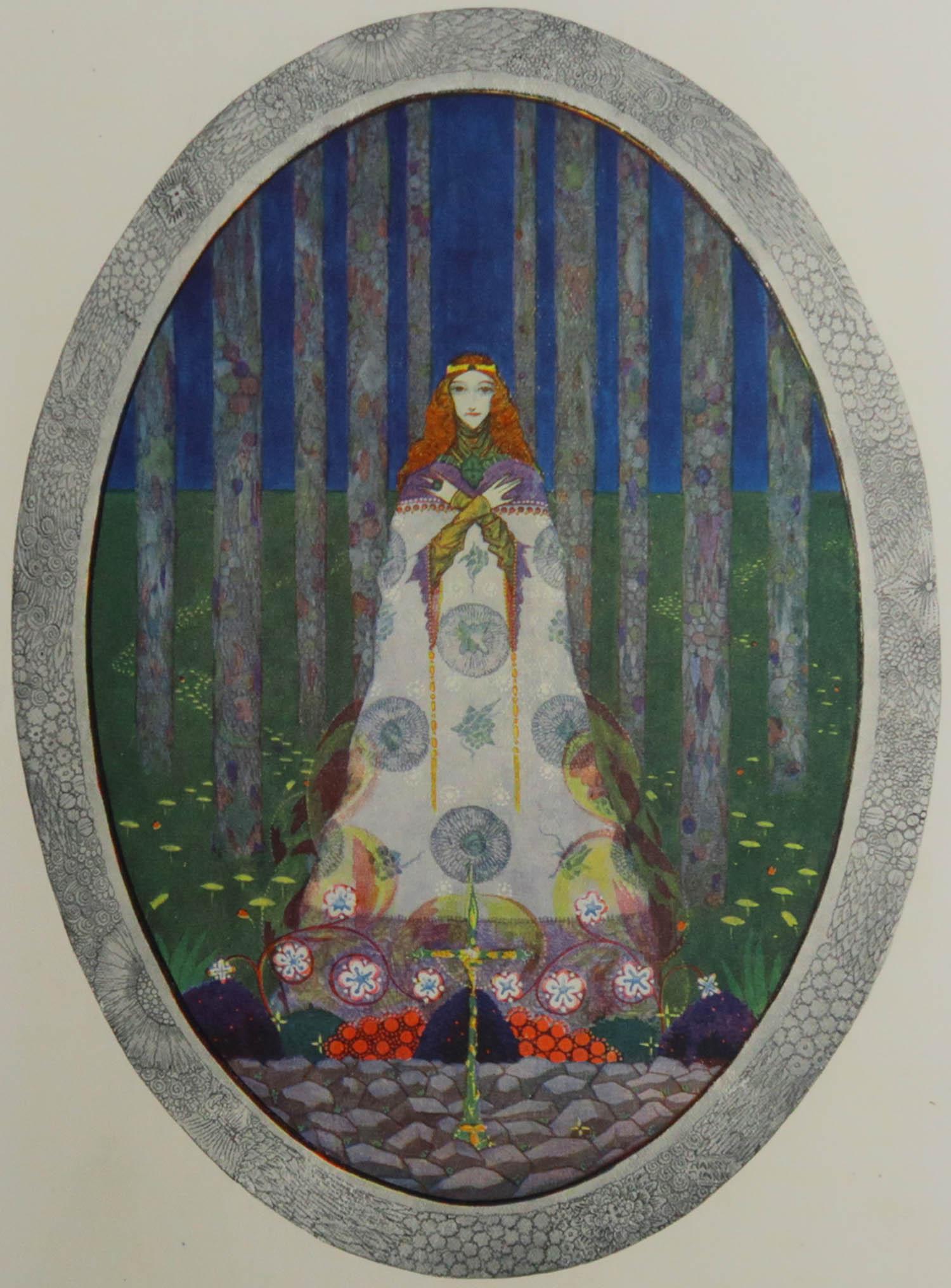 Original Vintage Print by Harry Clarke. C.1920 at 1stDibs