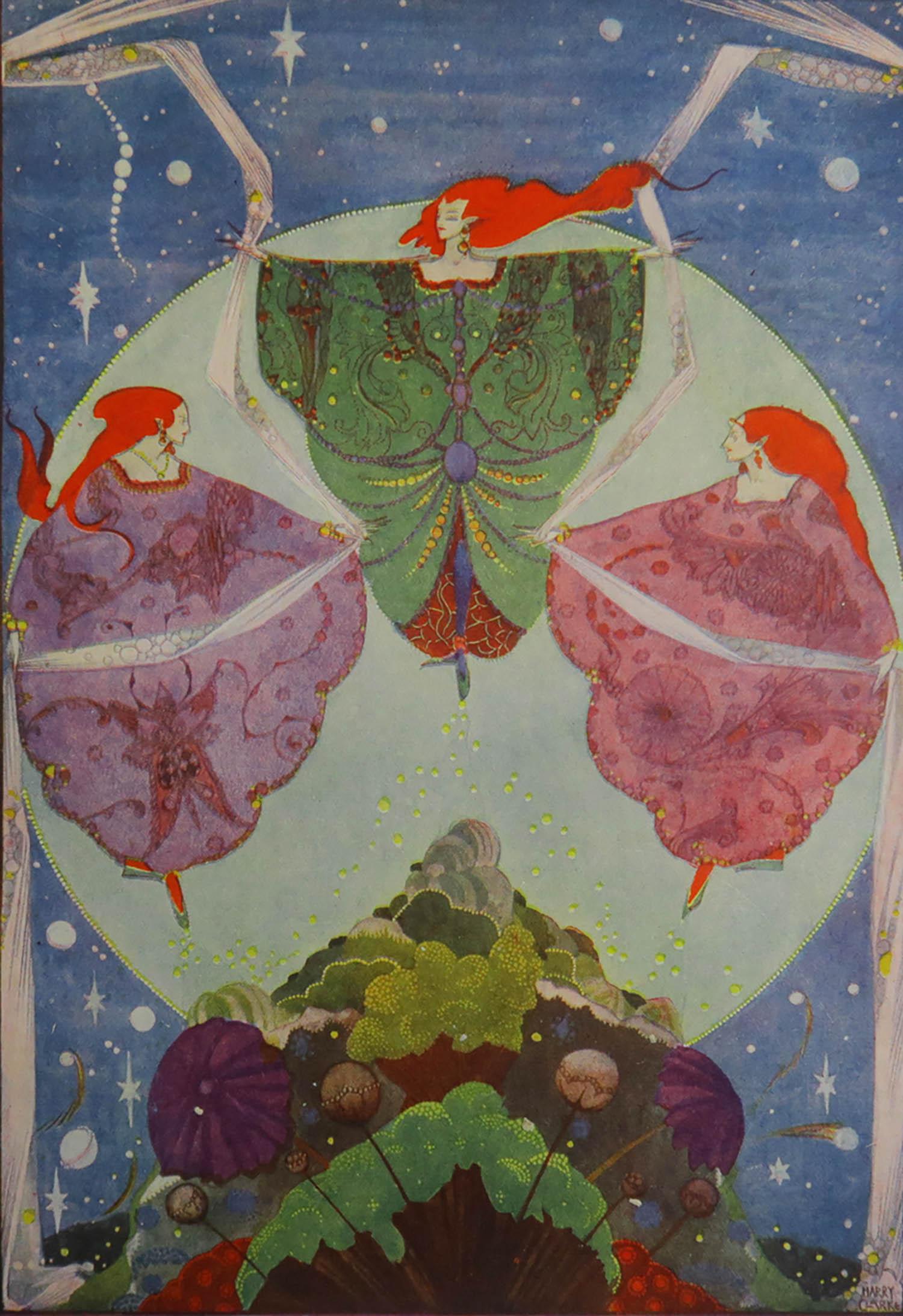 Original Vintage Print by Harry Clarke. C.1920 For Sale at 1stDibs