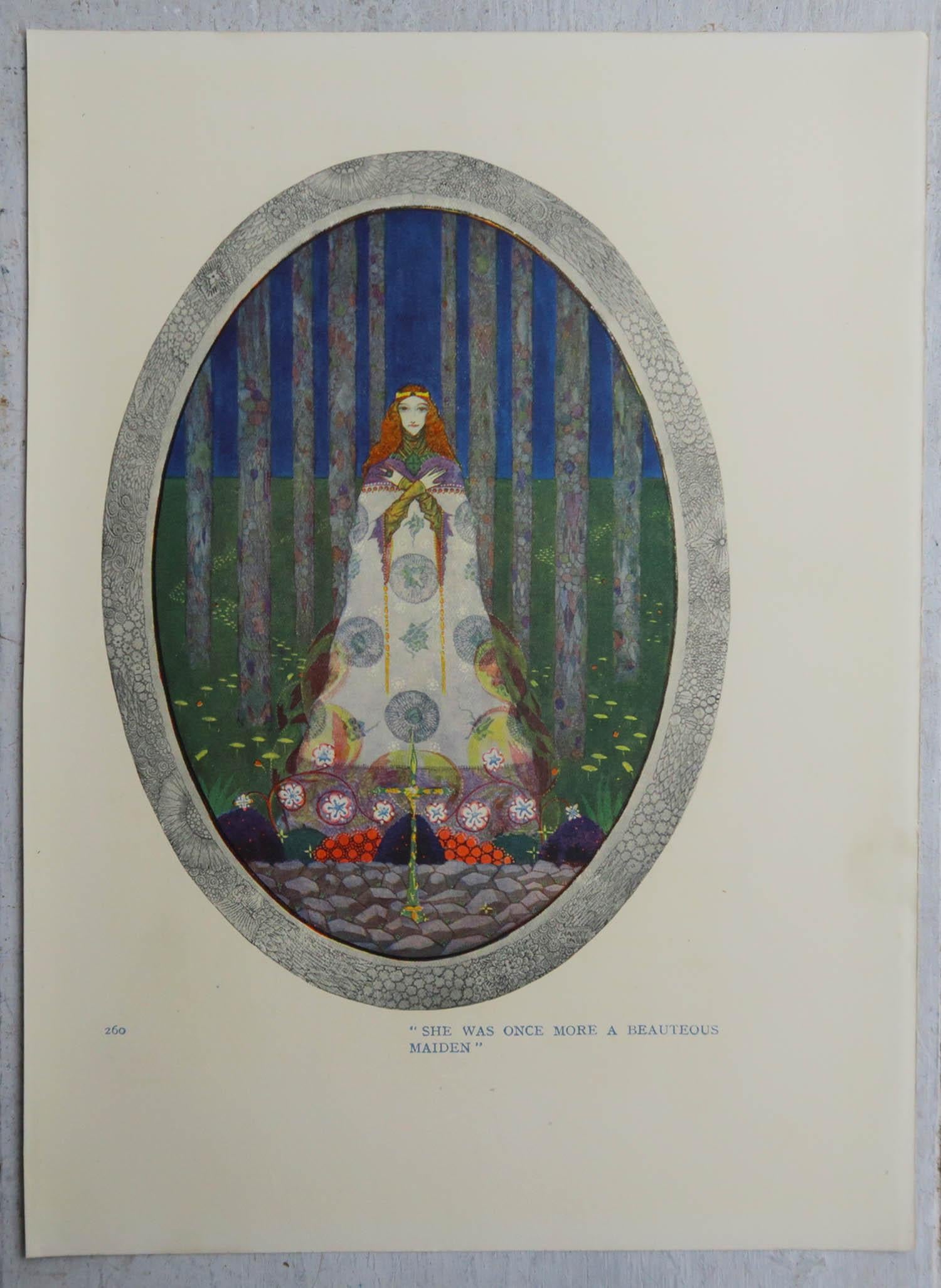 Original Vintage Print by Harry Clarke. C.1920 at 1stDibs