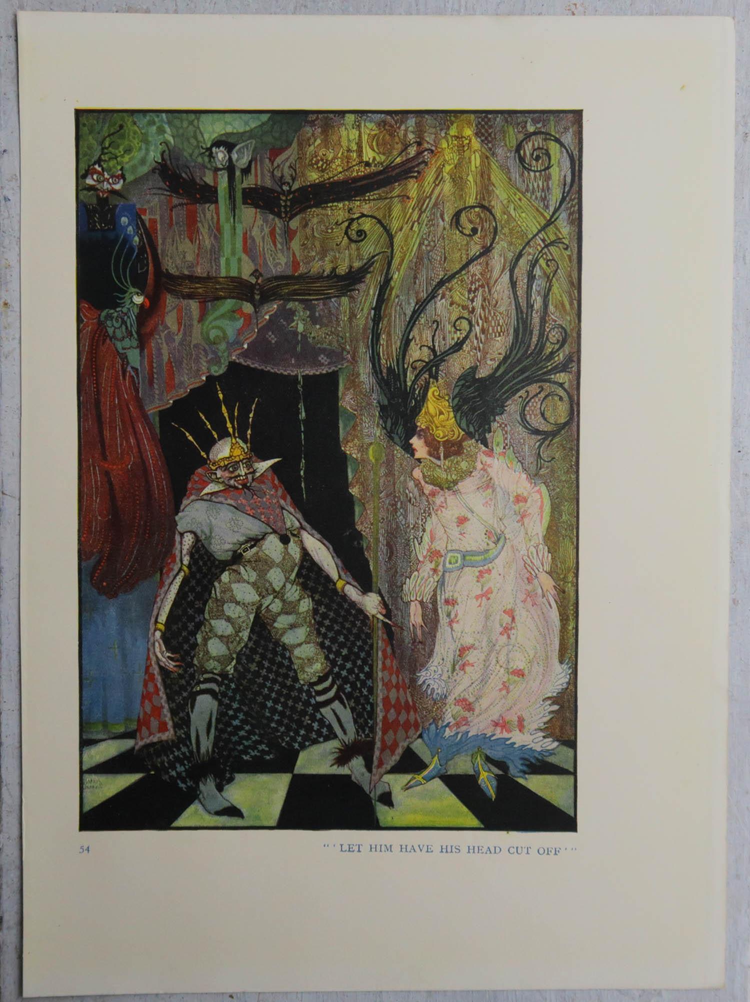 Original Vintage Print by Harry Clarke. C.1920 For Sale at 1stDibs