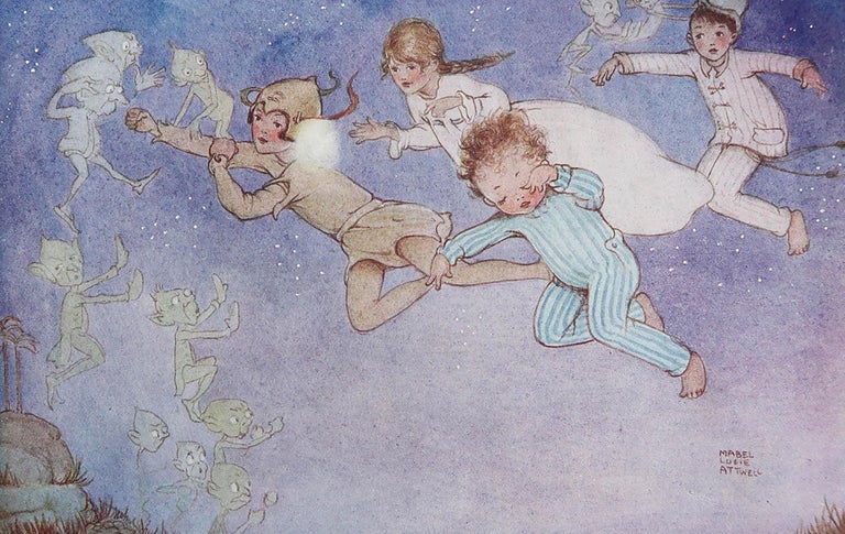 Original Vintage Print by Mabel Lucie Attwell. C.1920 For Sale at 1stDibs