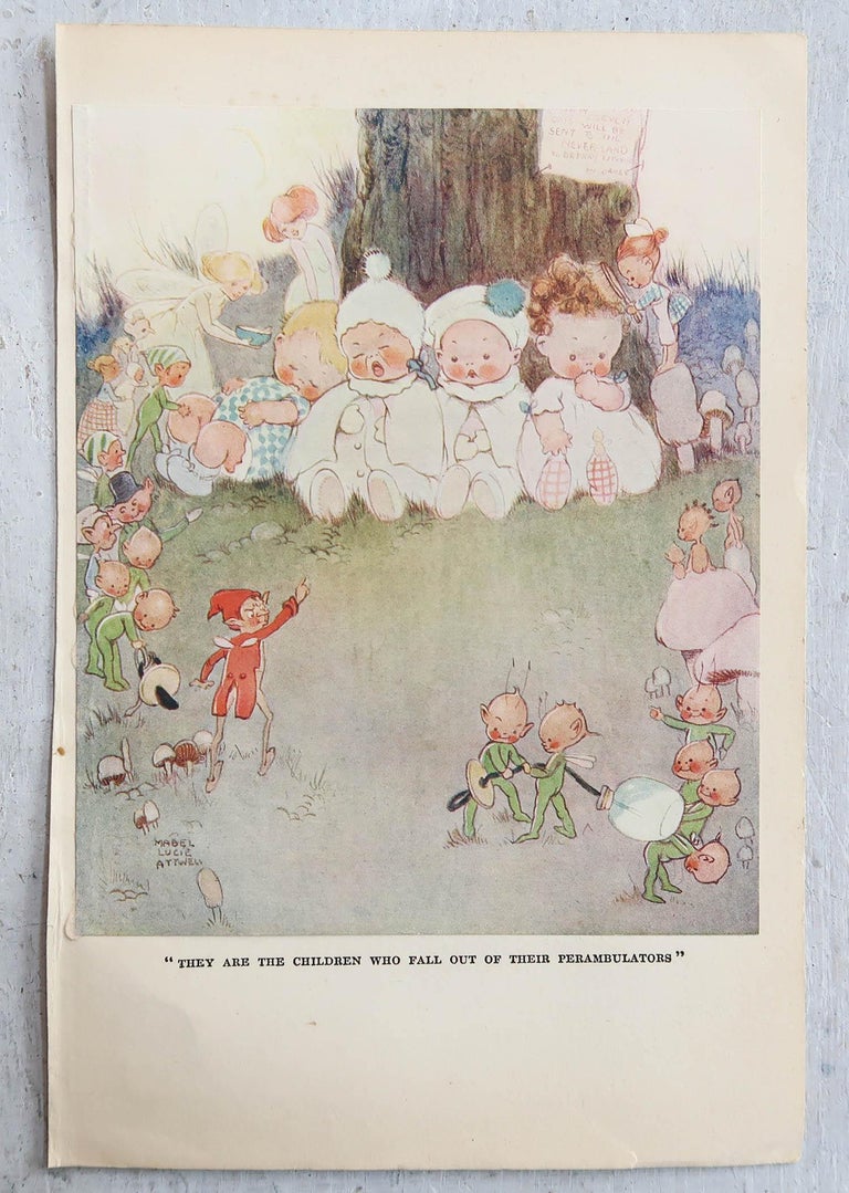 Original Vintage Print by Mabel Lucie Attwell, C.1920 For Sale at 1stDibs
