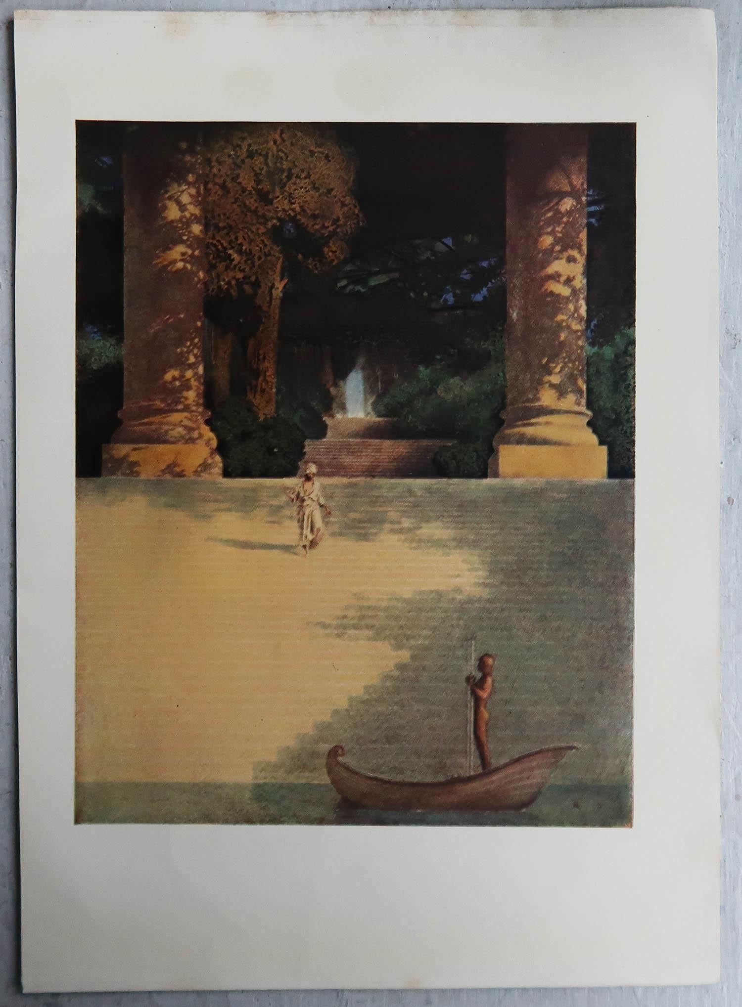 Original Vintage Print by Maxfield Parrish, 1909 at 1stDibs