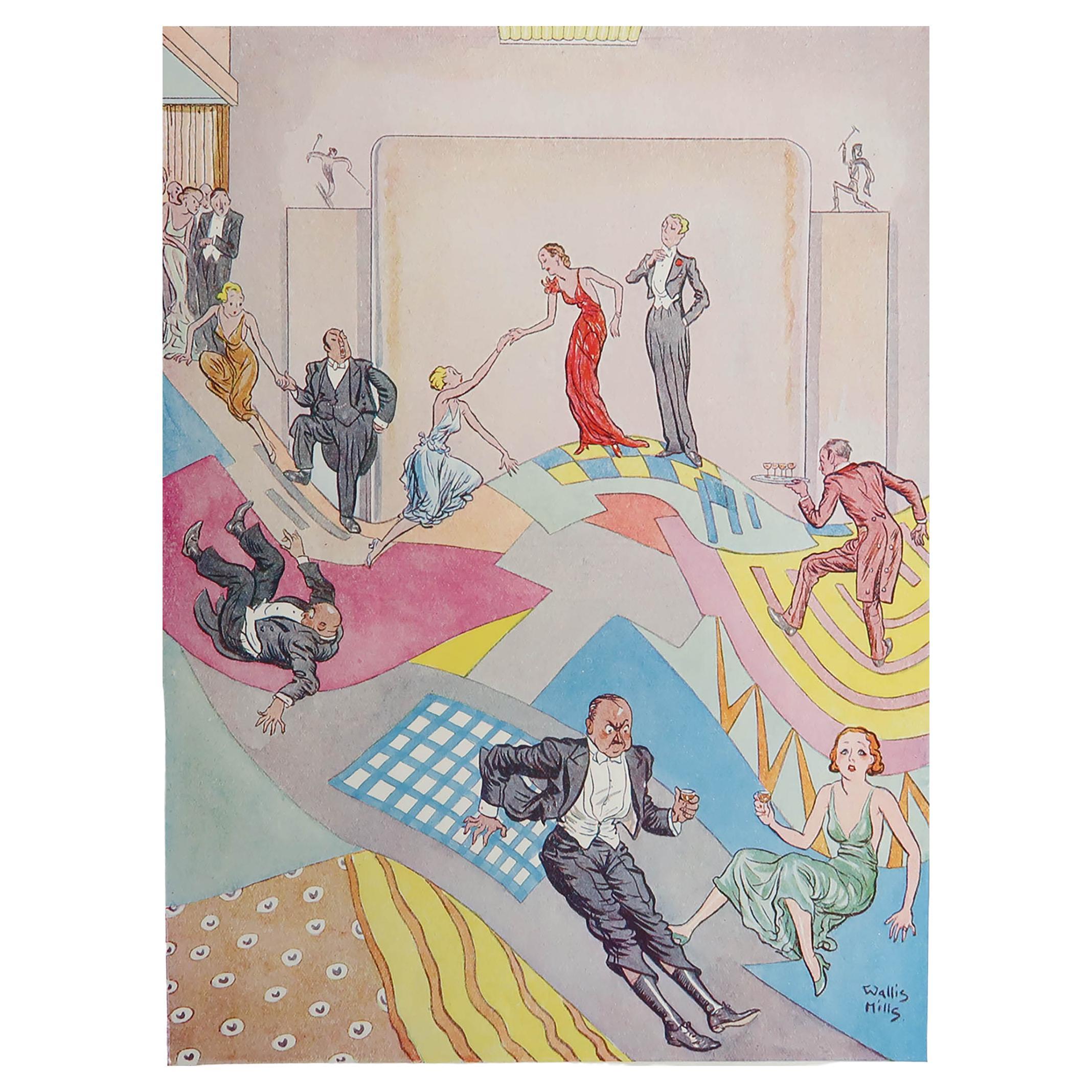 Original Vintage Print of A Cartoon By Arthur Wallis Mills. 1934 For ...