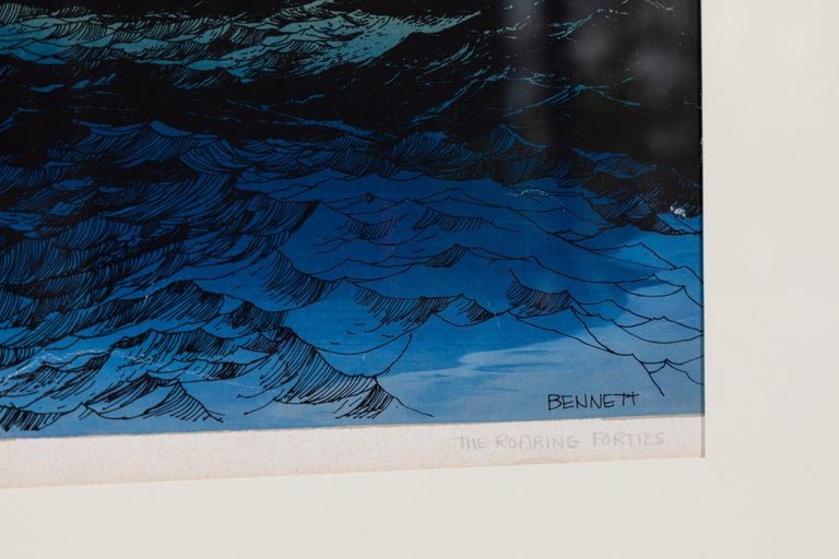 Original Vintage Silkscreen, Signed by Elton Bennett at 1stDibs