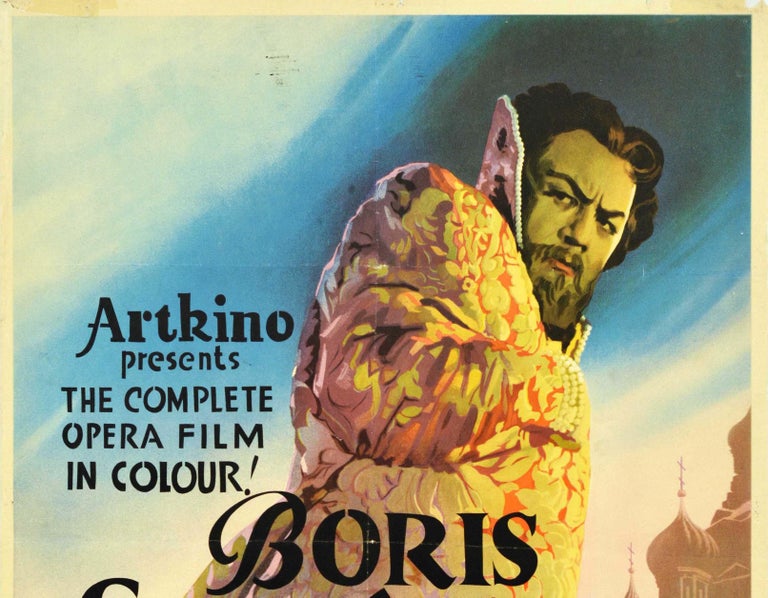 Original Vintage Soviet Film Poster Musical Drama Boris Godunov ...