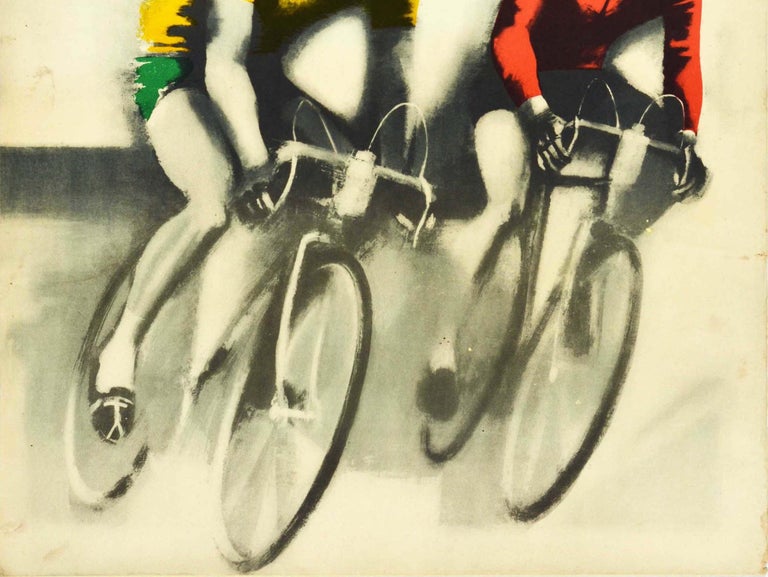 Original Vintage Sport Poster Cycling Youth Student Festival Sofia ...