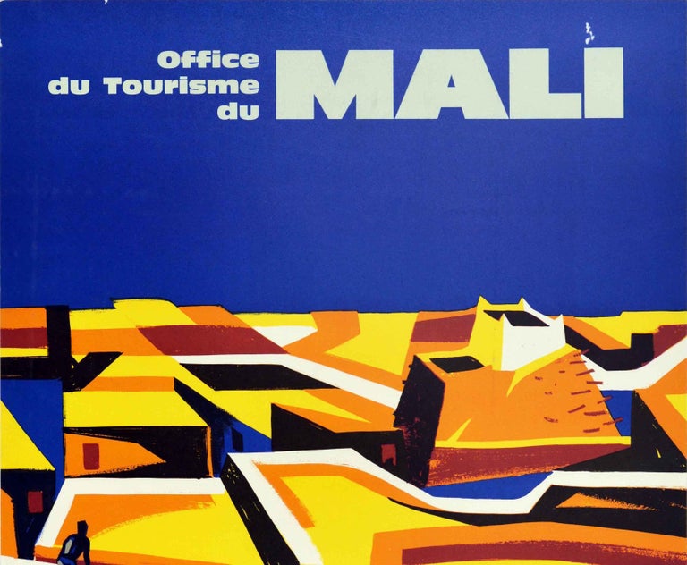 Original Vintage Travel Poster Mali Gao West Africa Office Du Tourisme ...