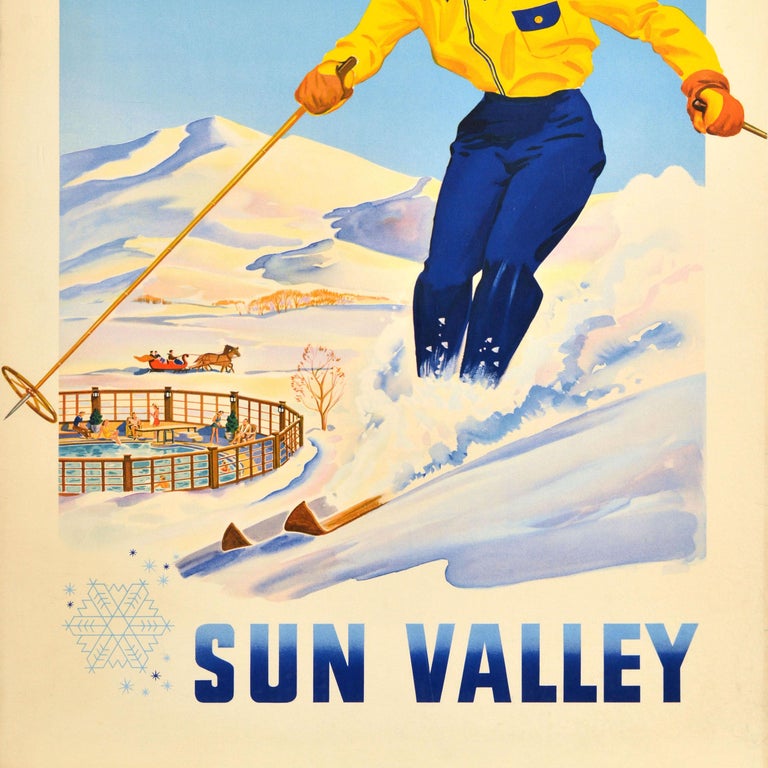 ski resort poster
