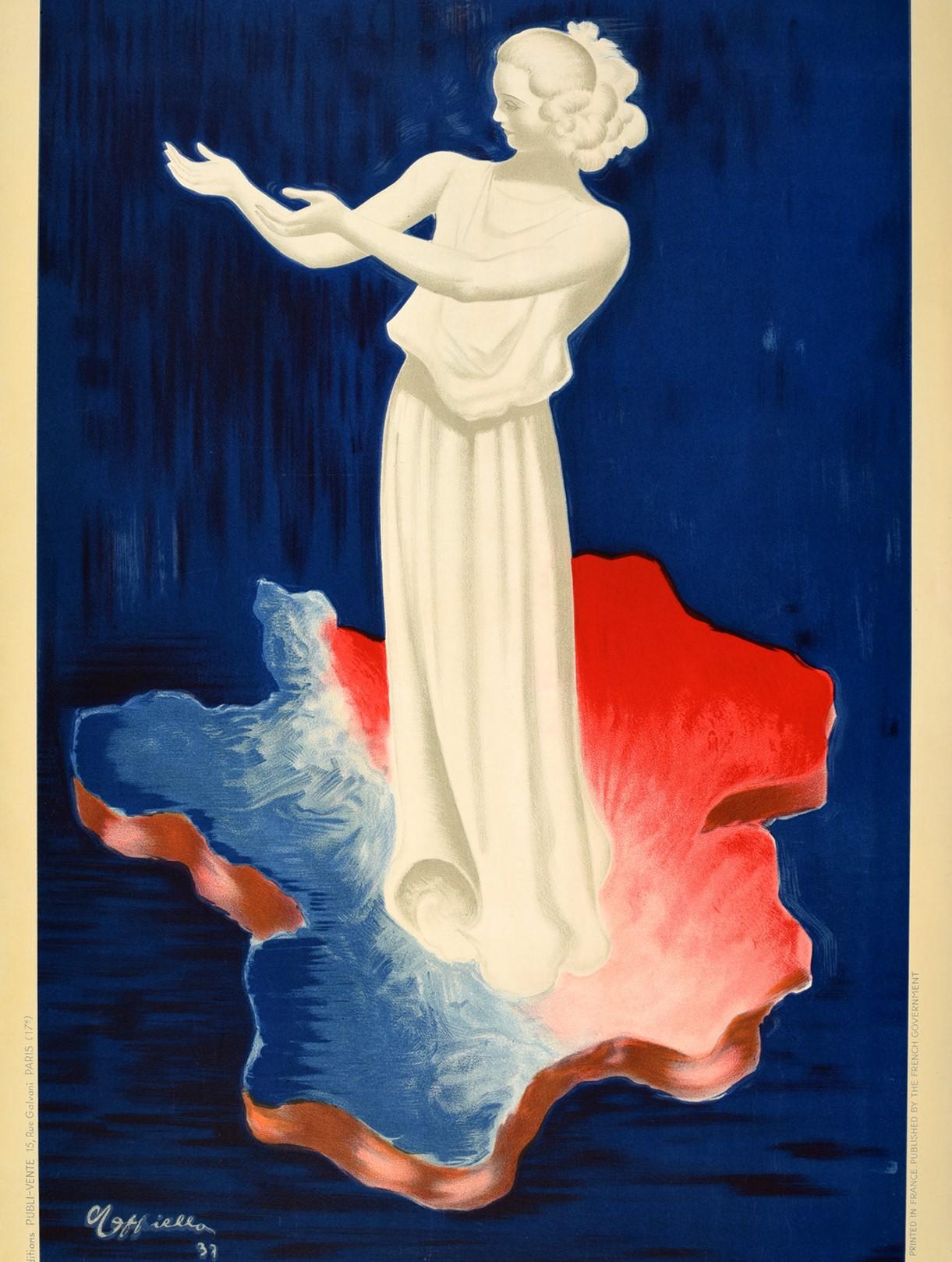 Original Vintage World's Fair Poster 1937 Exposition Internationale ...