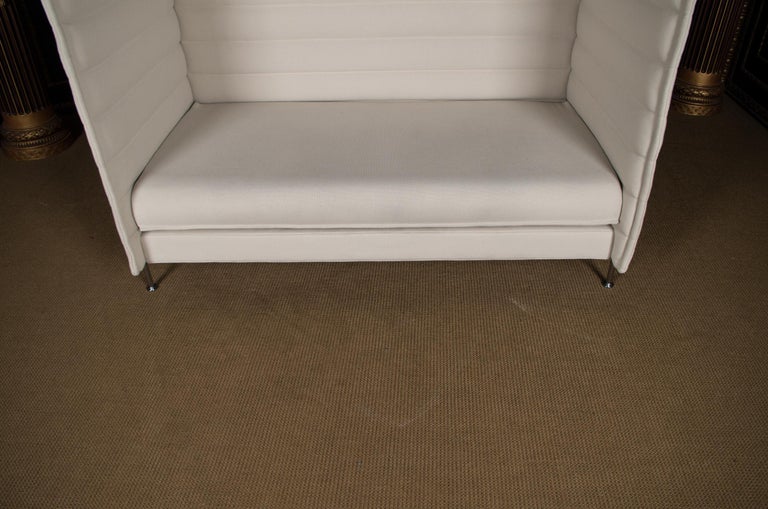 Original Vitra Alcove Work High Back Sofa Chrome NP at 1stDibs