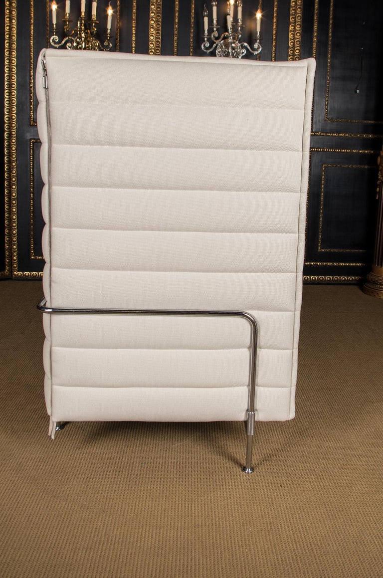 Original Vitra Alcove Work High Back Sofa Chrome NP at 1stDibs