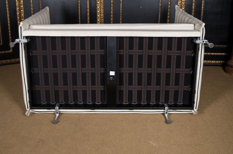 Original Vitra Alcove Work High Back Sofa Chrome NP at 1stDibs