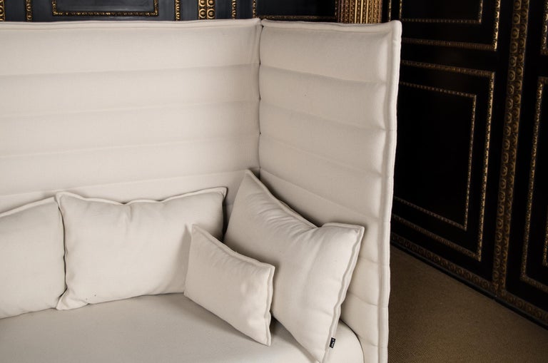 Original Vitra Alcove Work High Back Sofa Chrome NP at 1stDibs