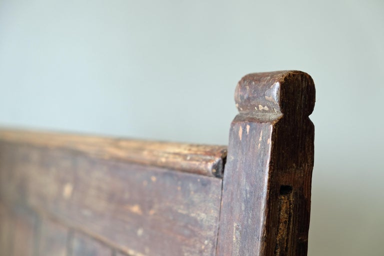 Original Welsh Pine Settle, Early 19th Century, Character, Rustic, Country at 1stDibs