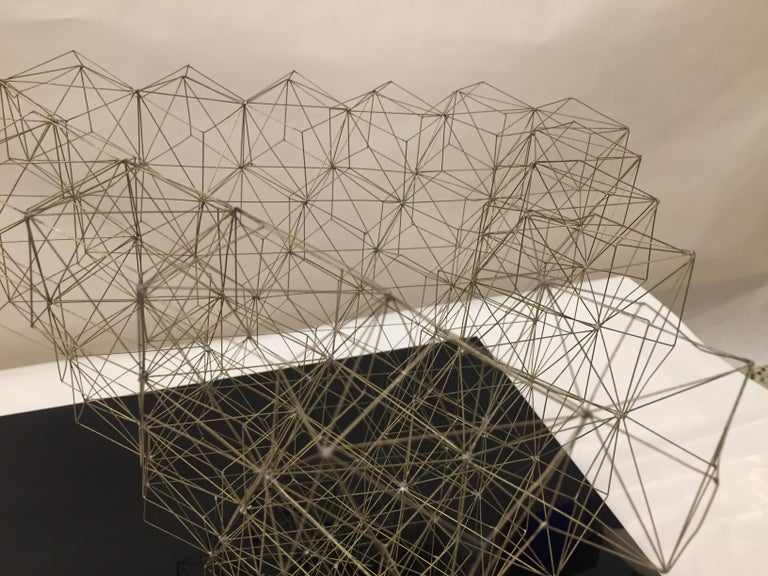 Original Wire Sculpture in Plexi Box by M. Gelfman Pereira For Sale at ...