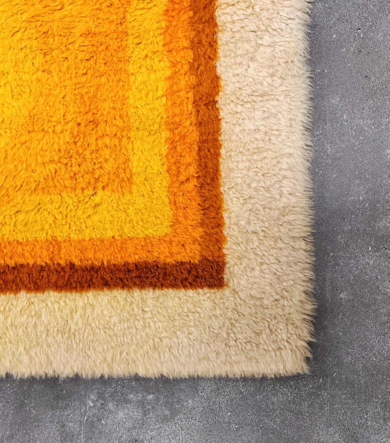 Original Woolen Rug Designed by Verner Panton for Desso, Holland 1970s ...