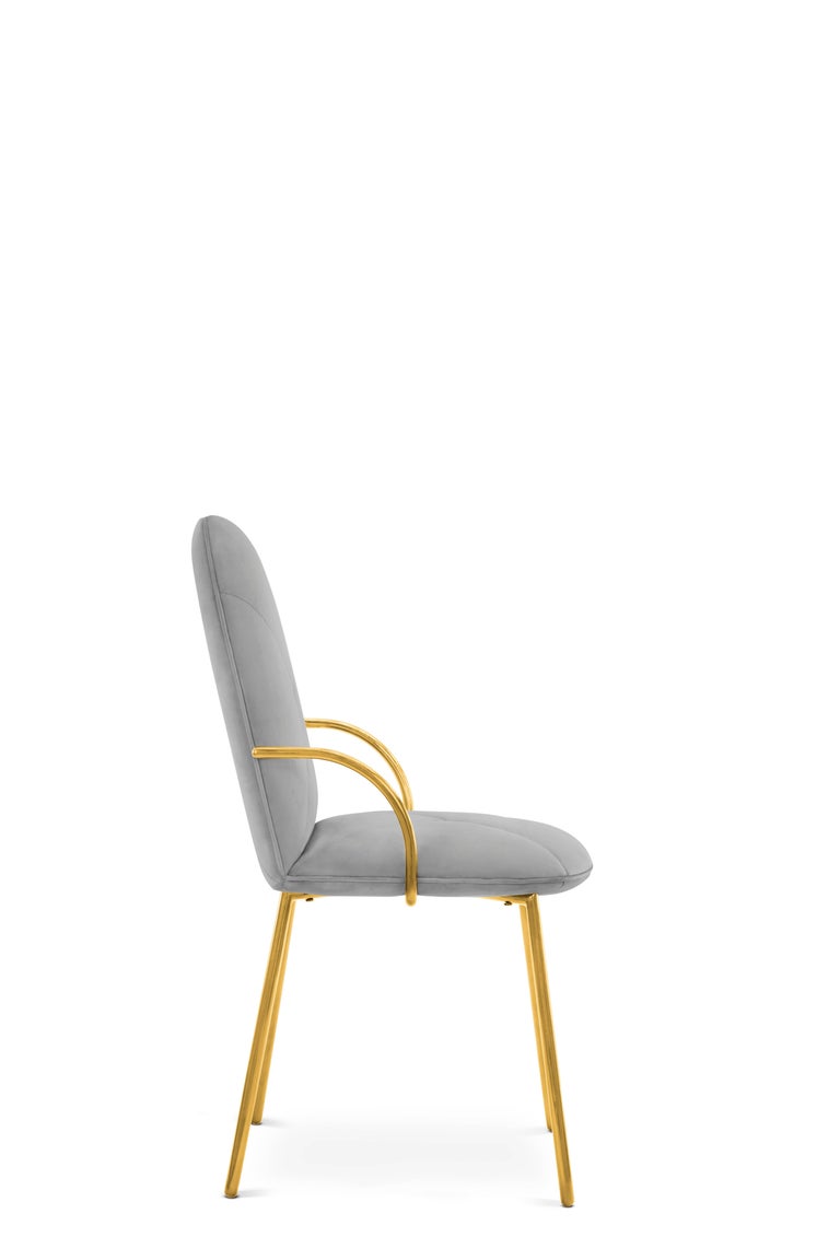 Orion Chair Grey by Nika Zupanc for Scarlet Splendour For Sale at 1stdibs