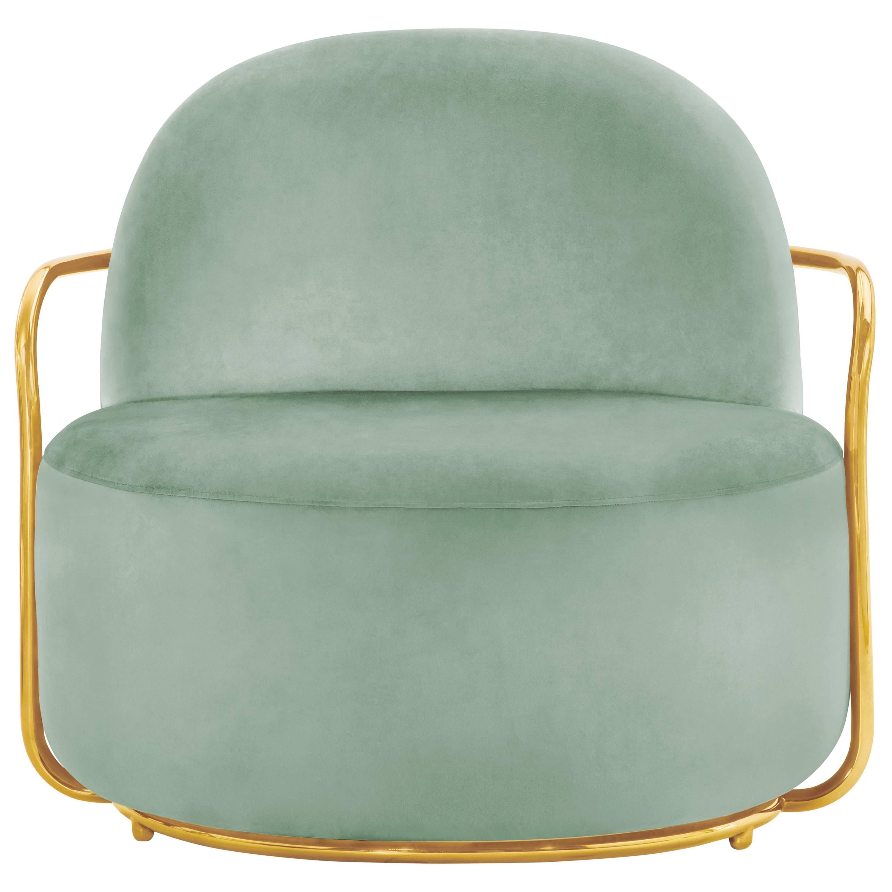 Orion Lounge Chair Jade by Nika Zupanc for Scarlet Splendour For Sale ...